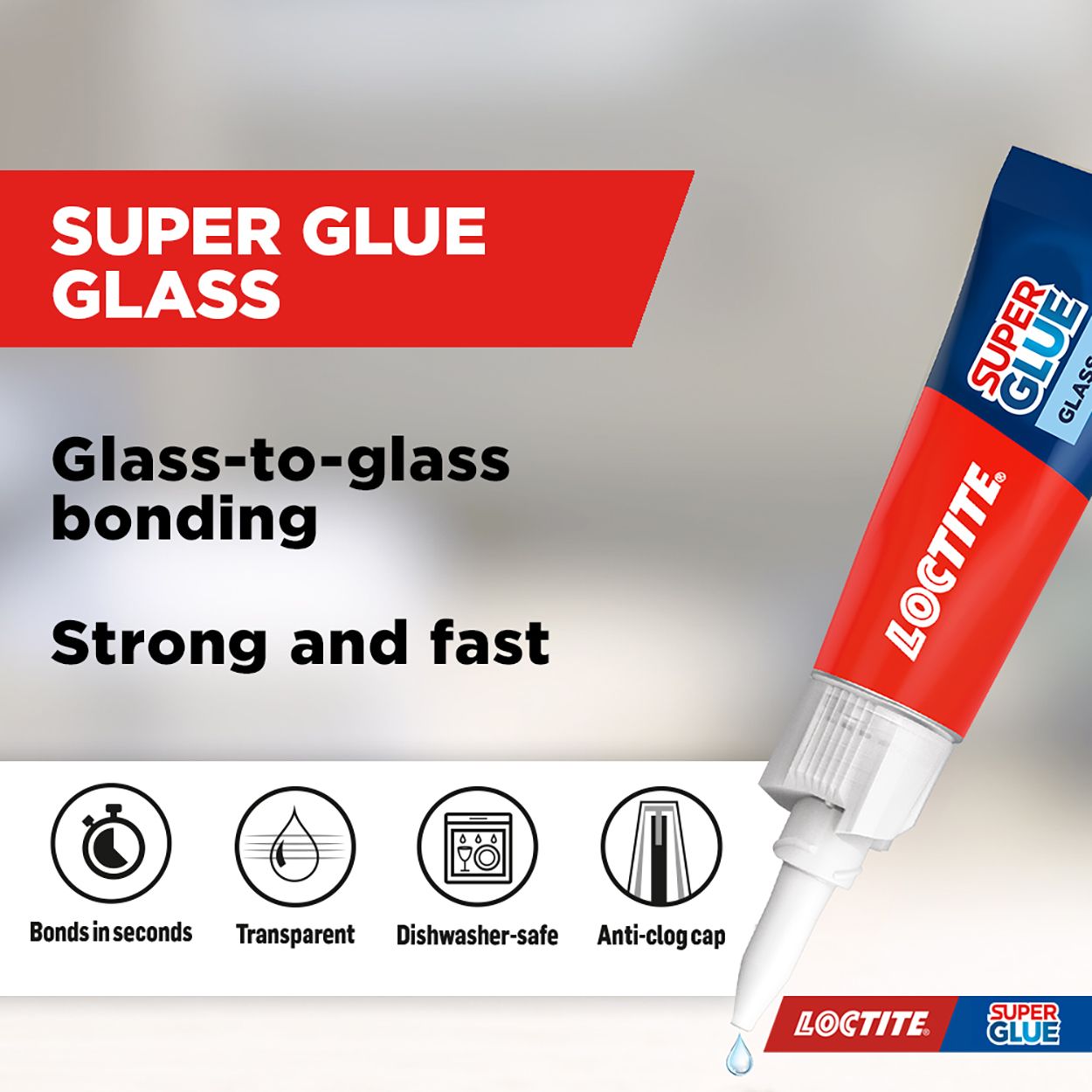 Loctite Super Glue Glass 3g | Woodie's