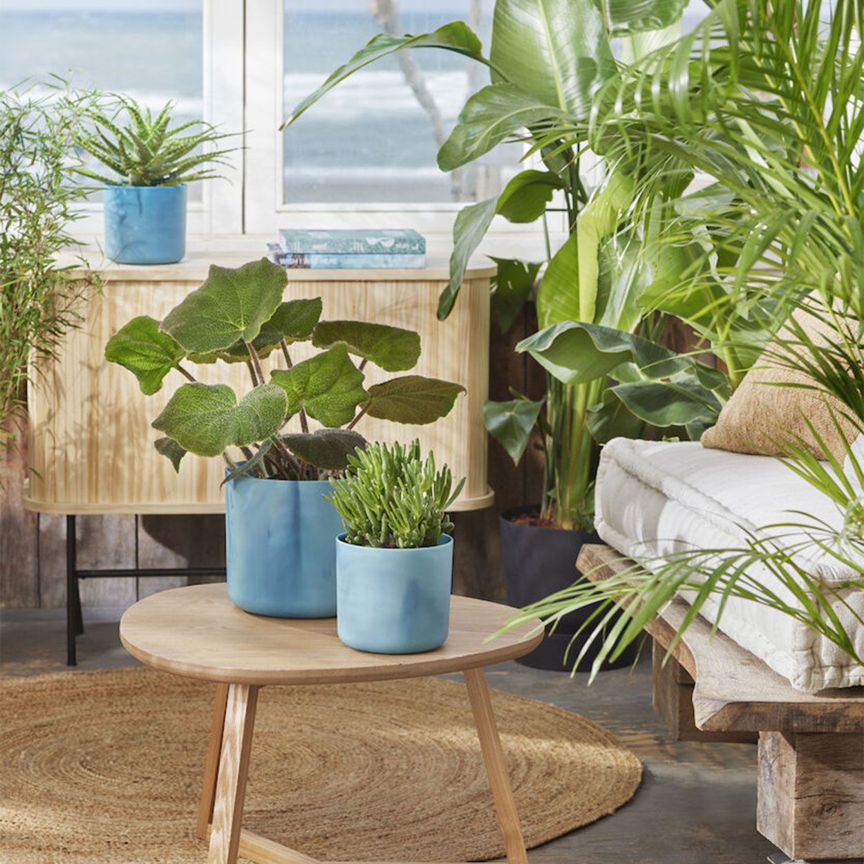 The Ocean Collection Pot 18cm Blue | Woodie's