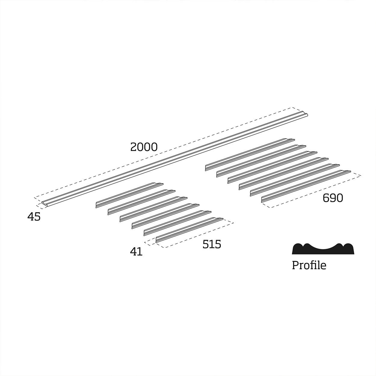 Slim Dado Panelling Kit | Woodie's