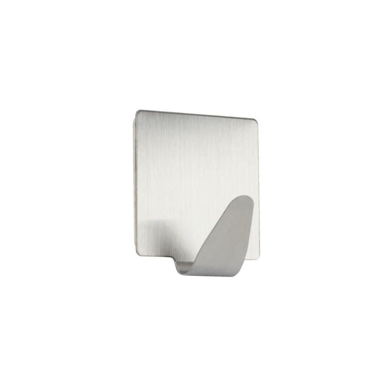 Angular Hook Self-Adhesive Stainless Steel 2 Pack | Woodie's