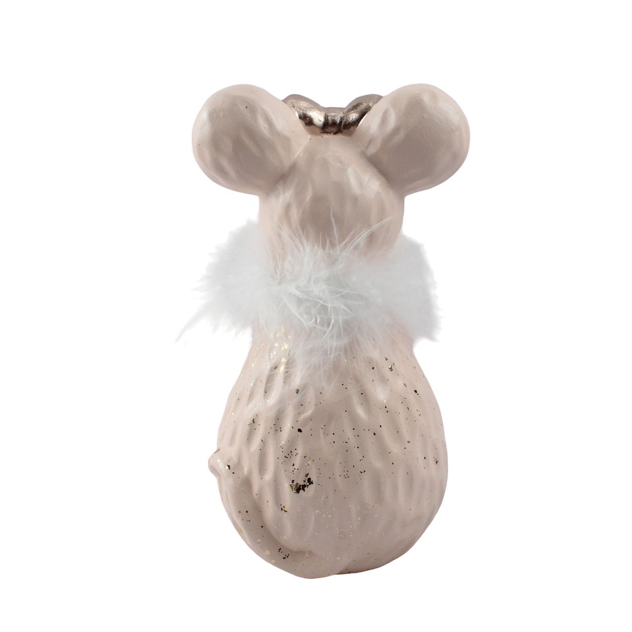 Mouse With Heart 20cm Pink | Woodie's